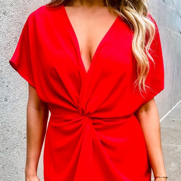 Tyche | Dresses | Anslynn Twist Front Dress | Poshmark